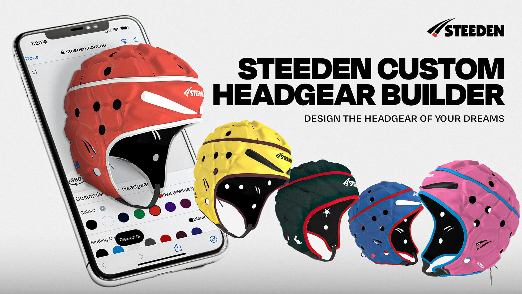 Custom Headgear Builder – Steeden